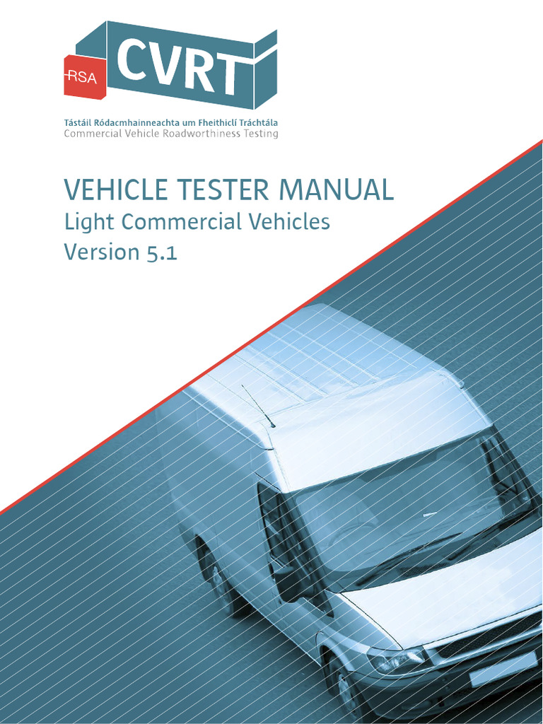 Light Commercial Vehicle Testing Guide | PDF | Vehicle Registration ...