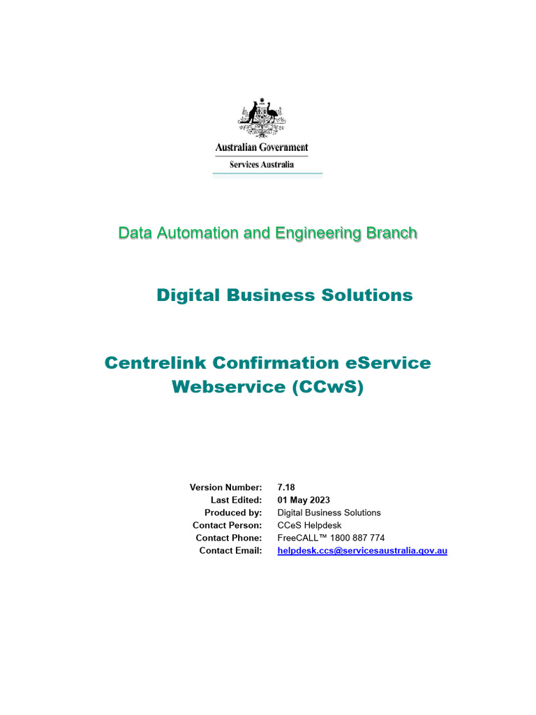 CCeS Webservice Interface Spec V7.18 | PDF | Soap | Xml