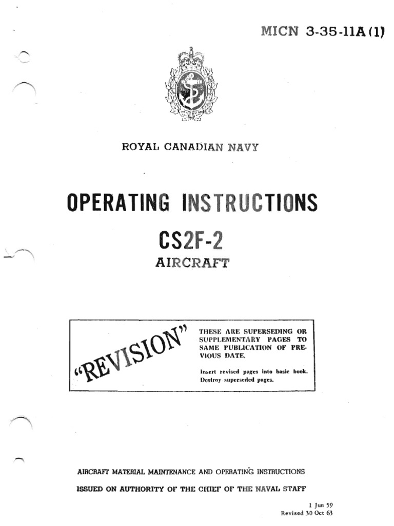 MICN 3-35-11A (1) - CS2F-2 - Operating Instructions | PDF | Machines ...