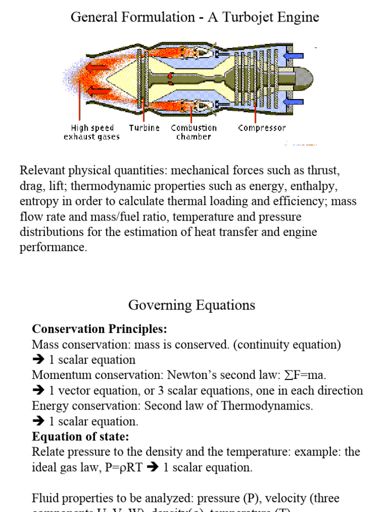 Basic Equations - An Integral Approach | PDF | Fluid Dynamics | Thrust