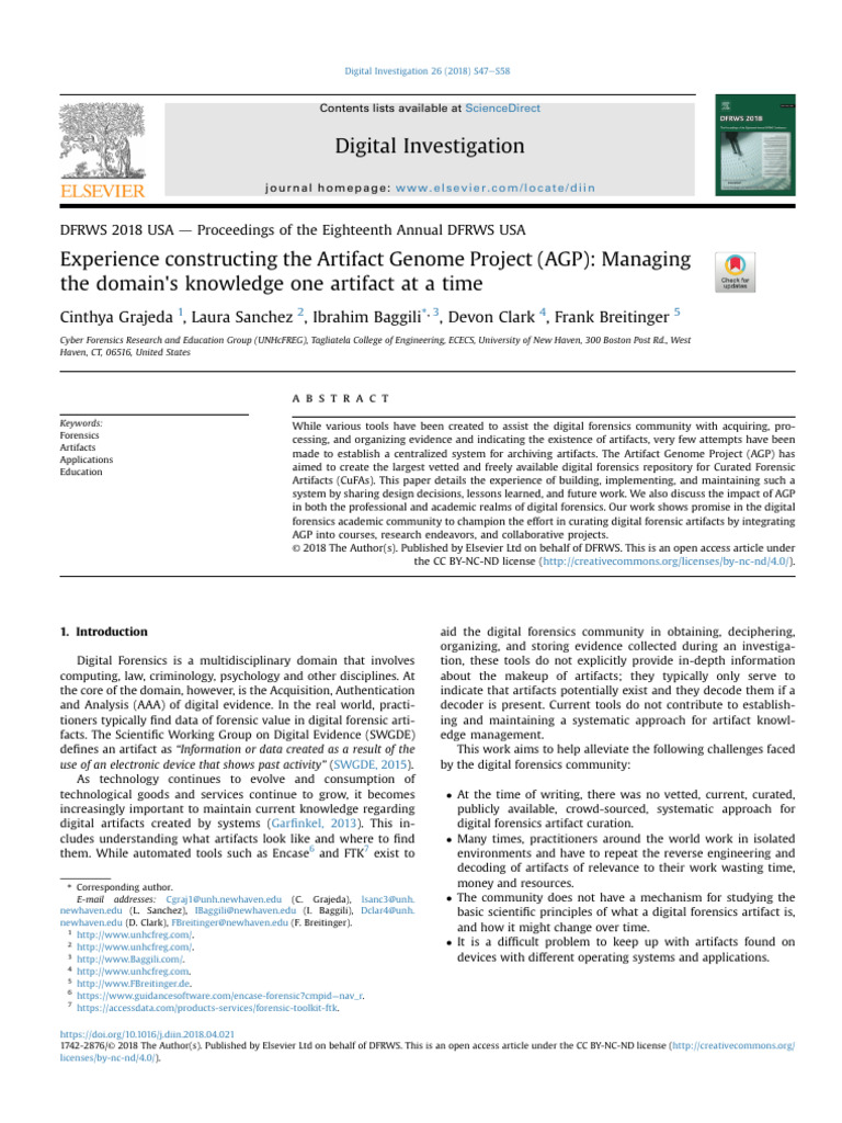 Experience Constructing The Artifact Genome Projec | PDF
