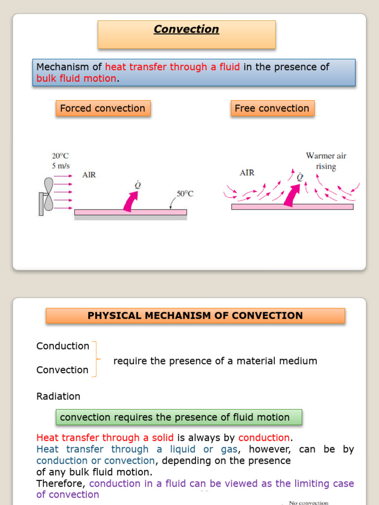 Understanding Convection Mechanisms | PDF | Boundary Layer | Heat Transfer