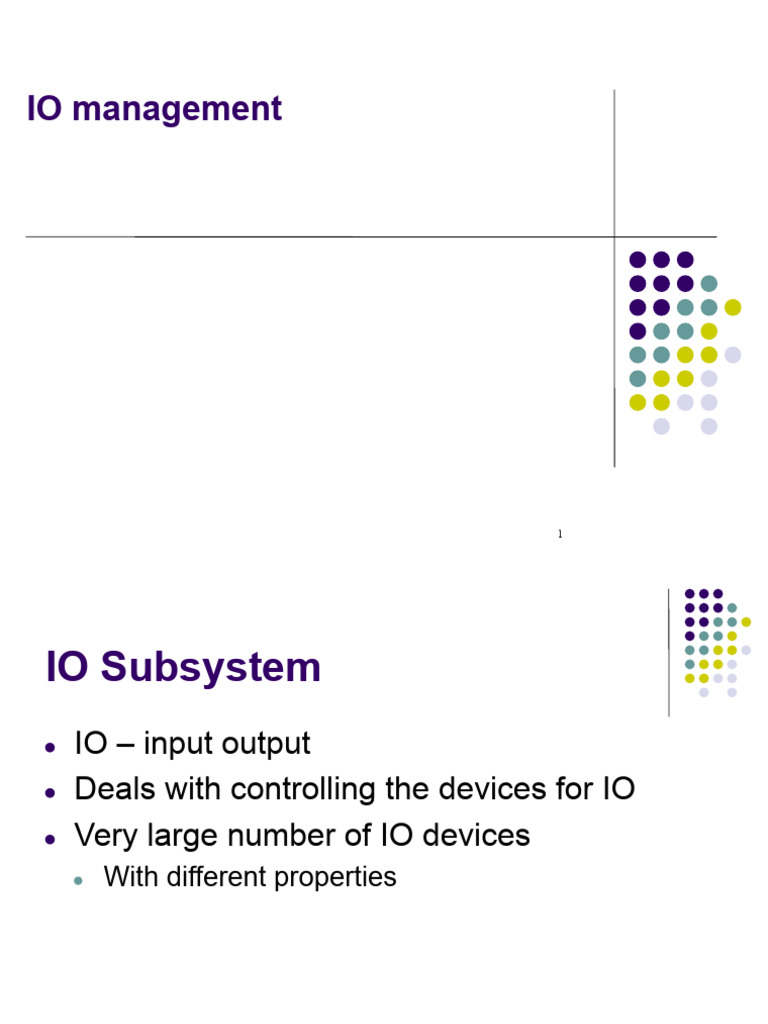 IO Management | PDF | Business | Technology & Engineering