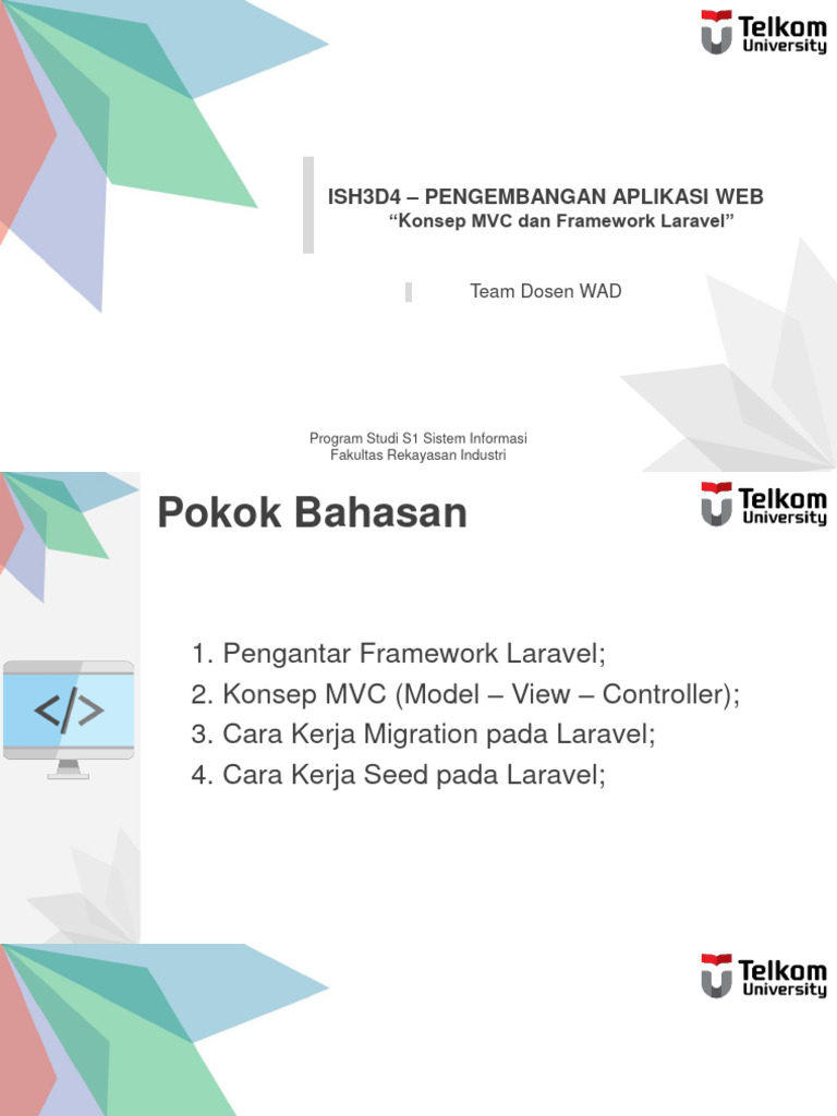 Konsep MVC Framework Laravel | PDF