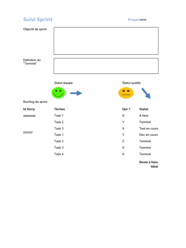 Sprint Template | PDF
