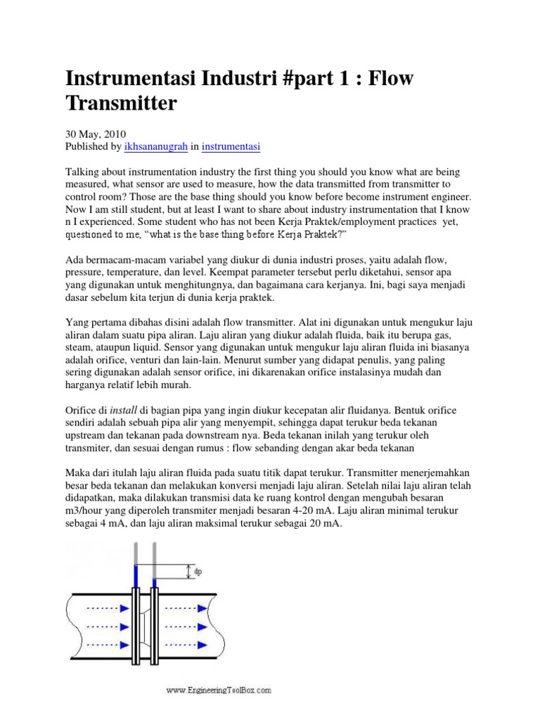 Instrumentasi Industri | PDF