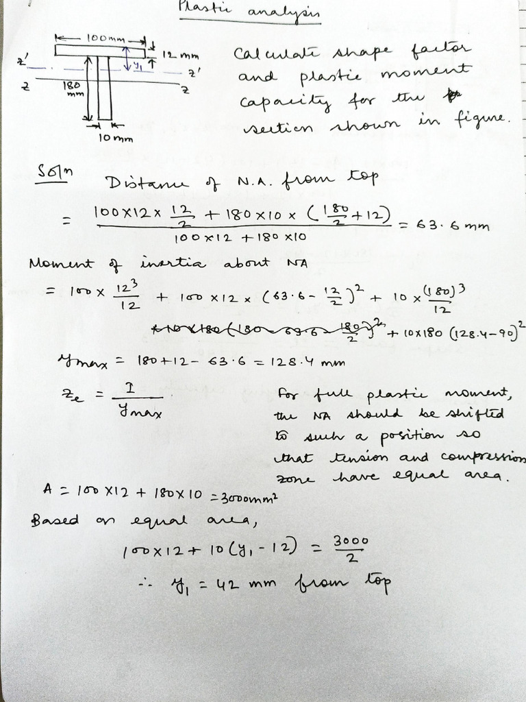 Plastic Analysis Collapse Mechanism Notes | PDF