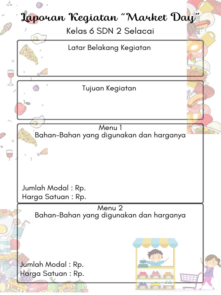 Laporan Kegiatan Market Day | PDF