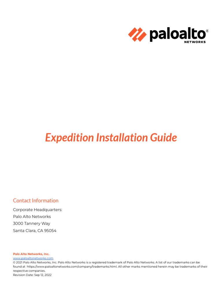 Expedition Installation Guide | PDF | Secure Shell | Superuser