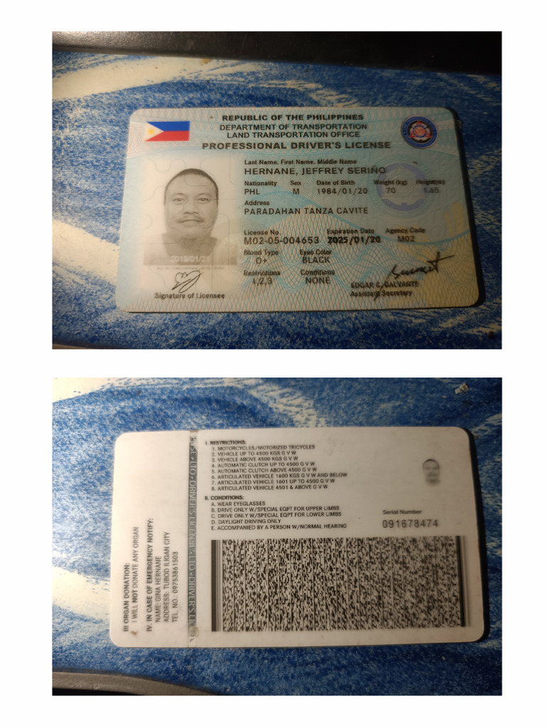 Drivers License | PDF