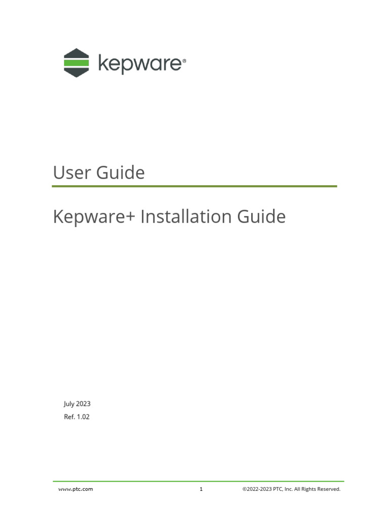 Kepware Plus Installation Guide | PDF | Installation (Computer Programs) | Server (Computing)