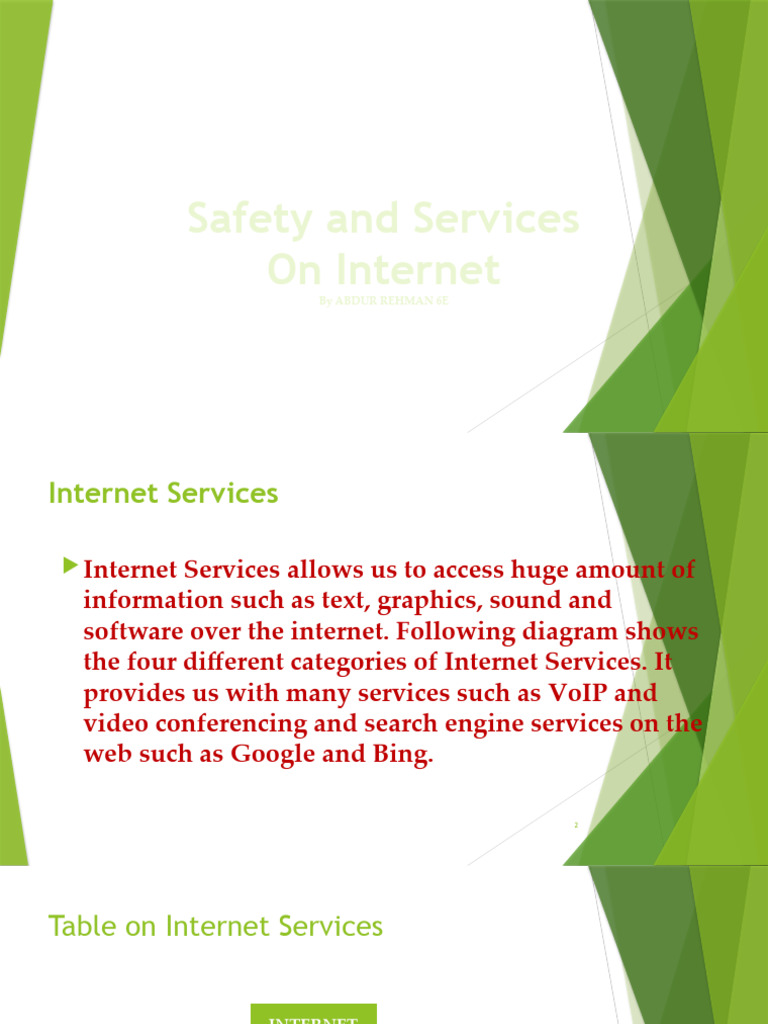 Internet Services | PDF
