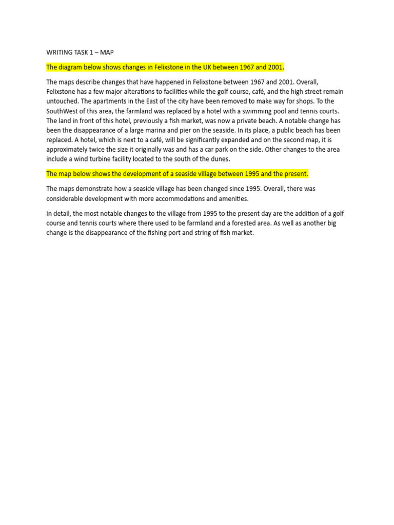 Writing Task 1 | PDF