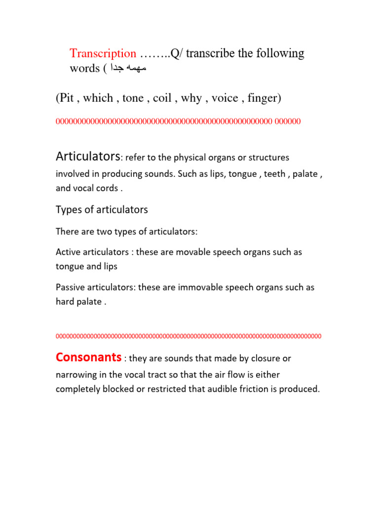 Understanding Consonants and Articulation | PDF | Phonetics | Human Voice