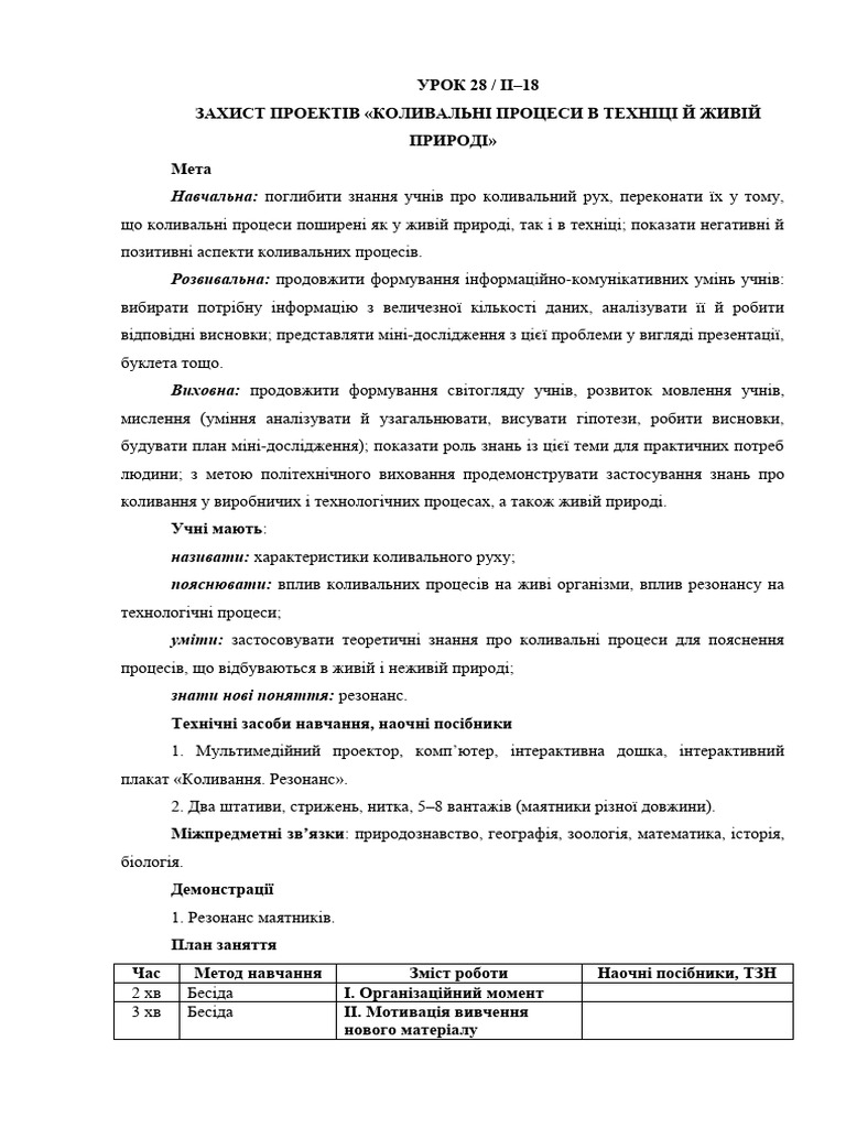 K Urok 28 Zashhita Proektov | PDF