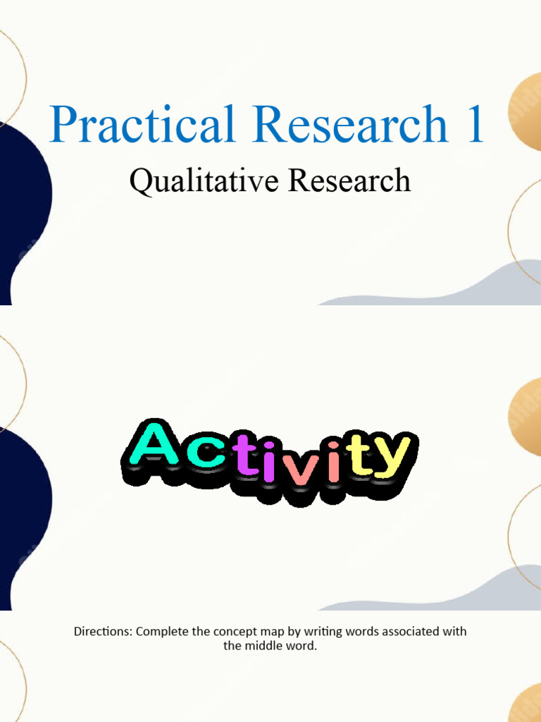 Lesson 1 | PDF | Methodology | Quantitative Research