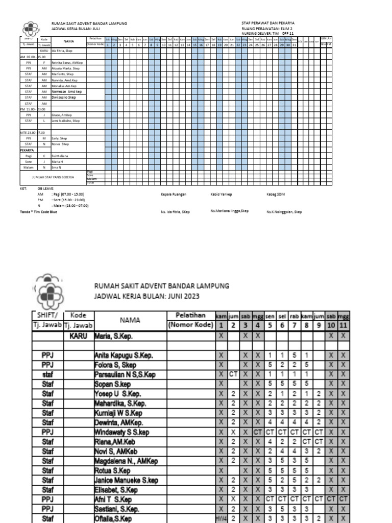 MASTER SCEDULE Agustus 2023 (1) (1) Revisi | PDF