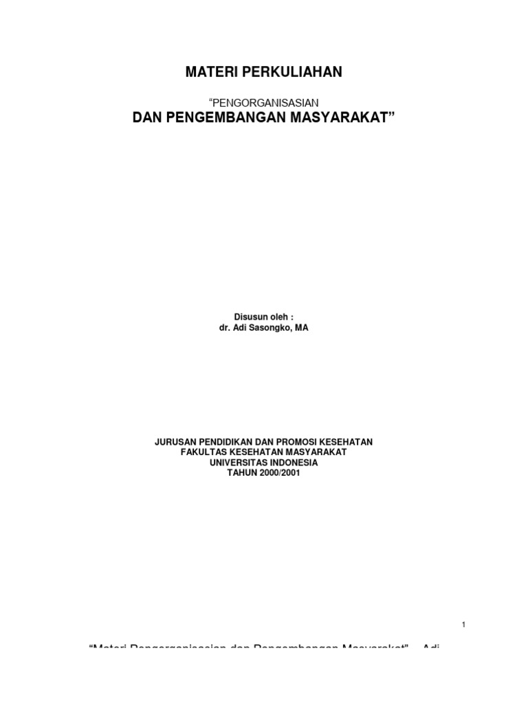 Modul Kuliah PPM 2021 | PDF