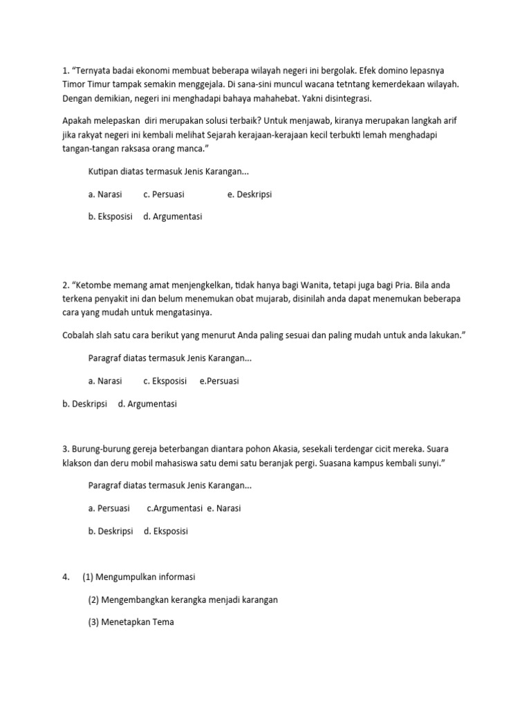 Kuis 3 | PDF | Seni & Disiplin Bahasa