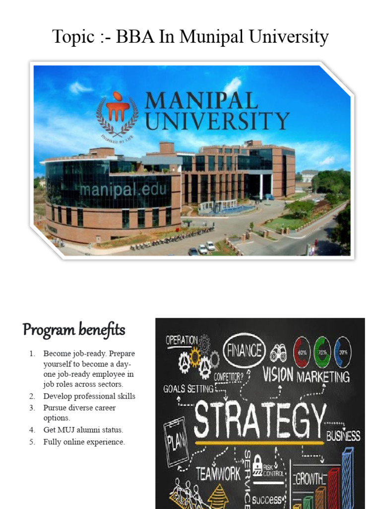 BBA Program at Manipal University | PDF | Investment Banking | Business