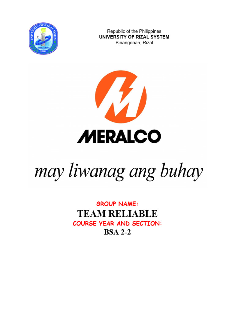 Meralco Thesis | PDF