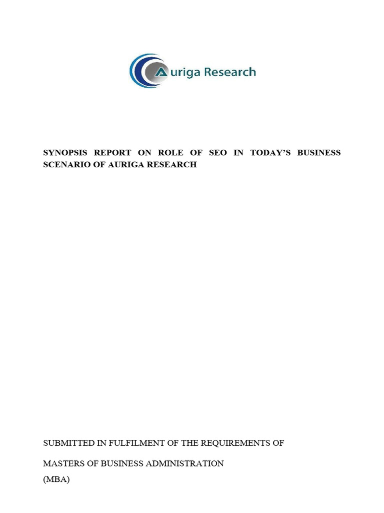 Rohan's Internship Report | PDF | Search Engine Optimization | Marketing