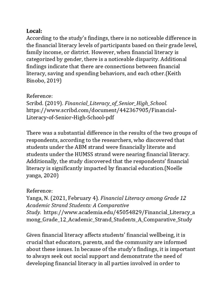 Local:: Academic Strand Students: A Comparative Study. HTTPS://WWW ...