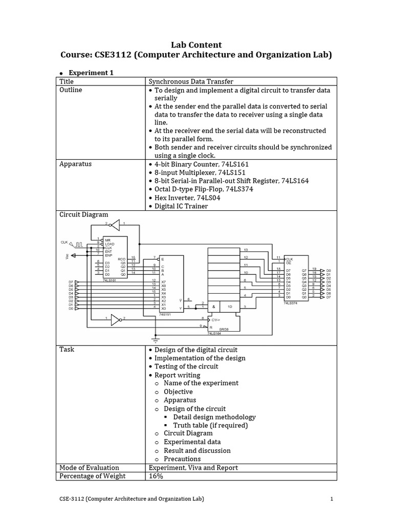 Lab Manual 3112 | PDF | Logic Gate | Analog To Digital Converter Lab Manual 3112 | PDF | Logic Gate | Analog To Digital Converter