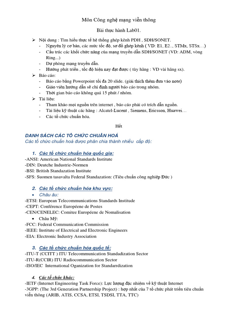 Bài TH C Hành Lab01 UIT MMT | PDF