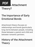 Attachment Theories (John Bowlby & Mary Ainsworth) | PDF | Attachment ...