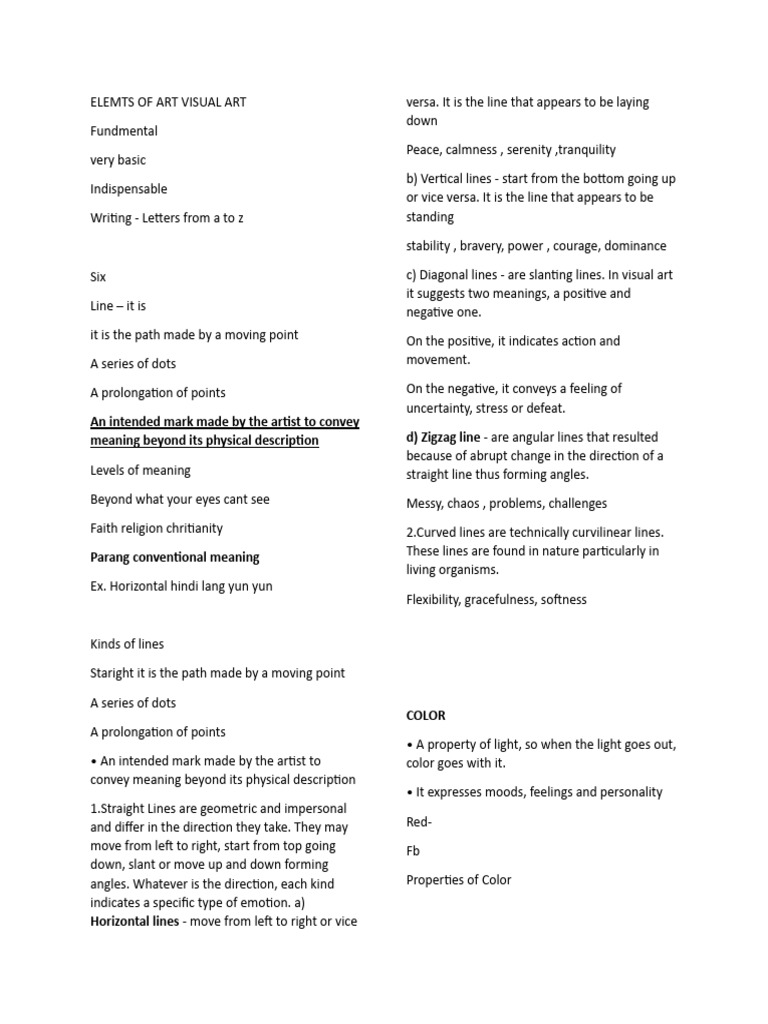 Art App Elemts and Principle | PDF | Composition (Visual Arts) | Shape