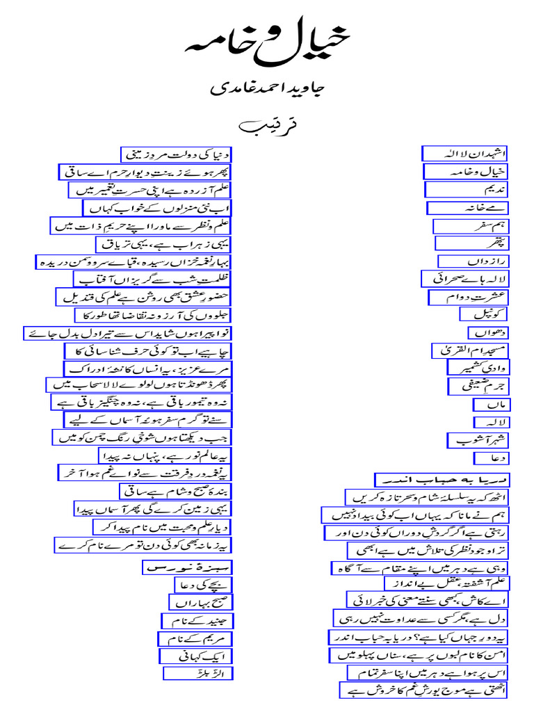 Khial O Khama | PDF