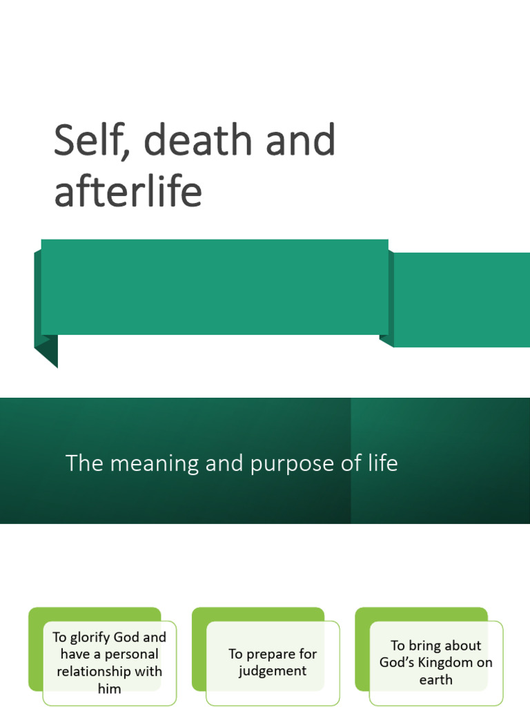 Exploring Self, Death, and Afterlife Concepts | PDF | Resurrection Of ...