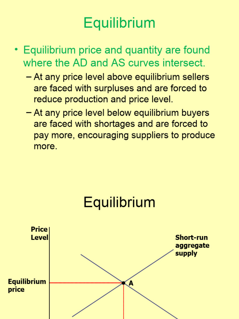 Equilibrium 3 Pdf Economic Equilibrium Long Run And Short Run