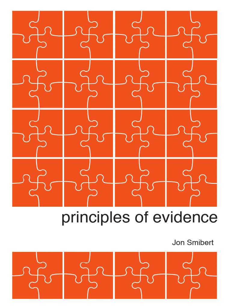 Principles of Evidence: Jon Smibert | PDF | Burden Of Proof (Law ...