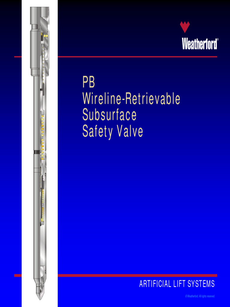 Subsurface Safety Valves | PDF | Lift (Force) | Valve