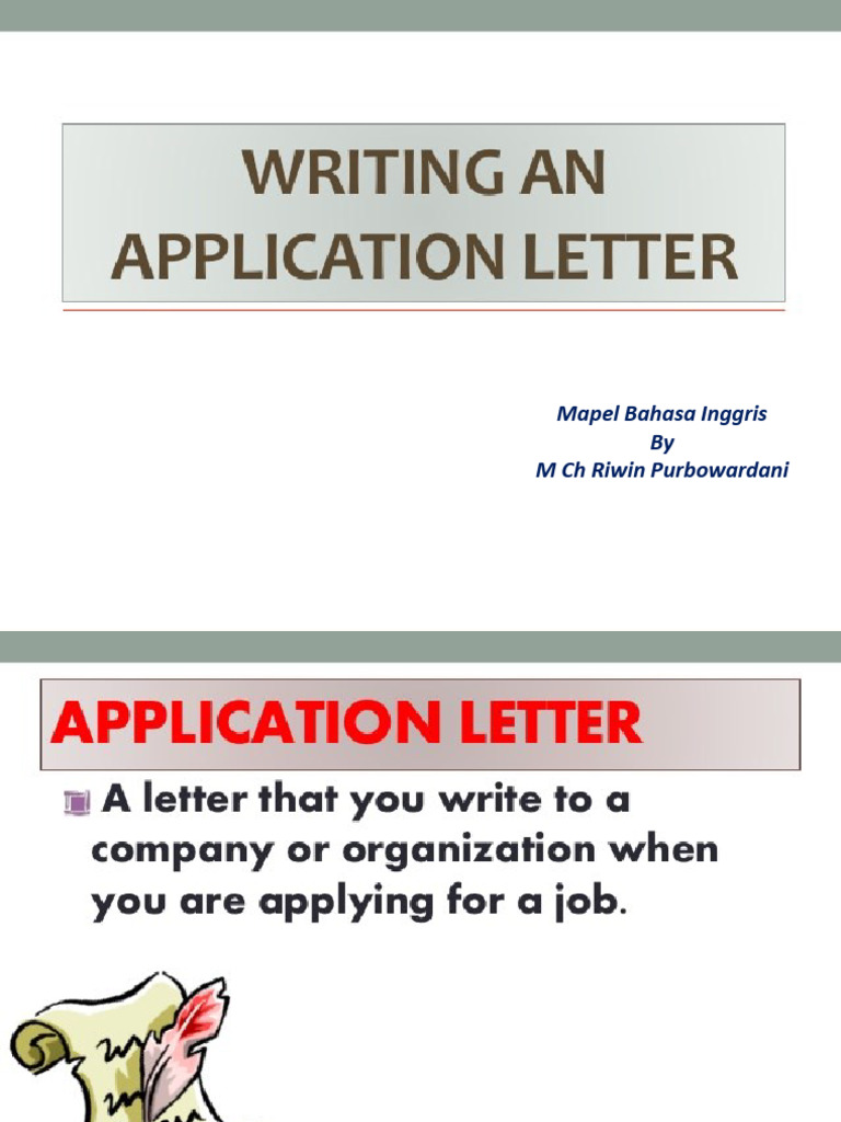 Application Lette Dan Surat Lamaran Pekerjaan Tematik | PDF