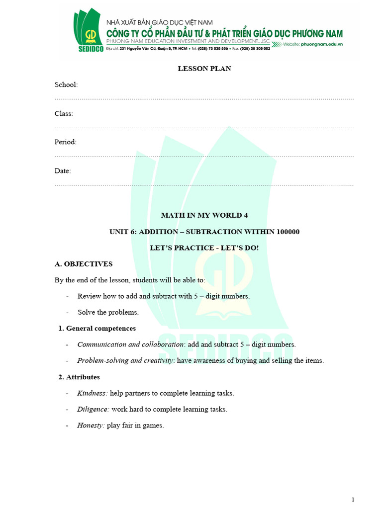 Unit 6 - Lesson 2 Amazing Sience | PDF | Lesson Plan | Learning