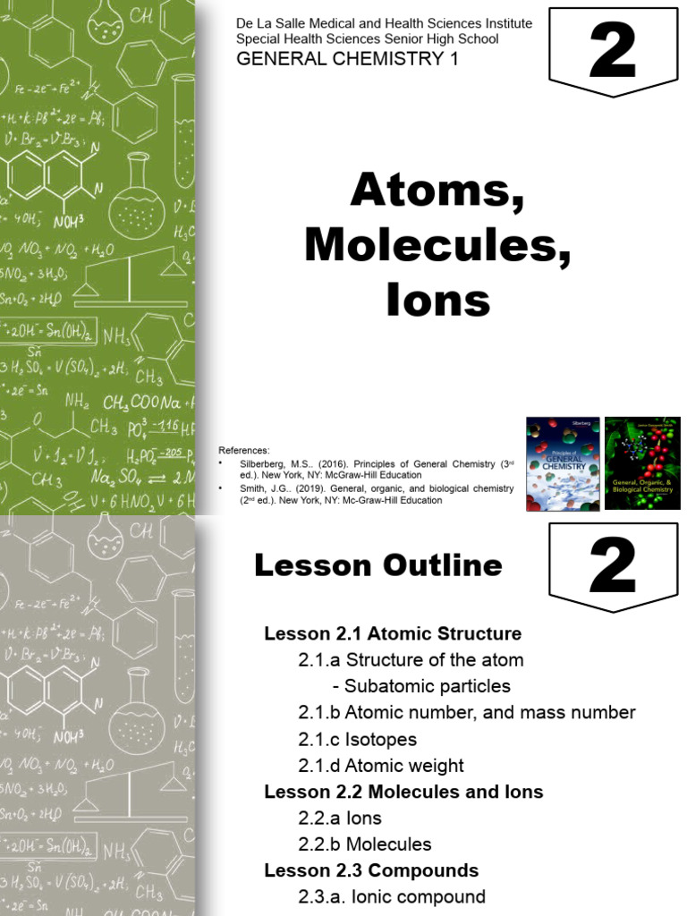 Atoms, Molecules, Ions | PDF