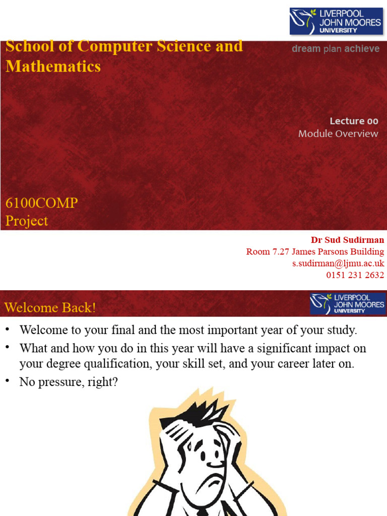 Lecture 00 - Module Overview | PDF