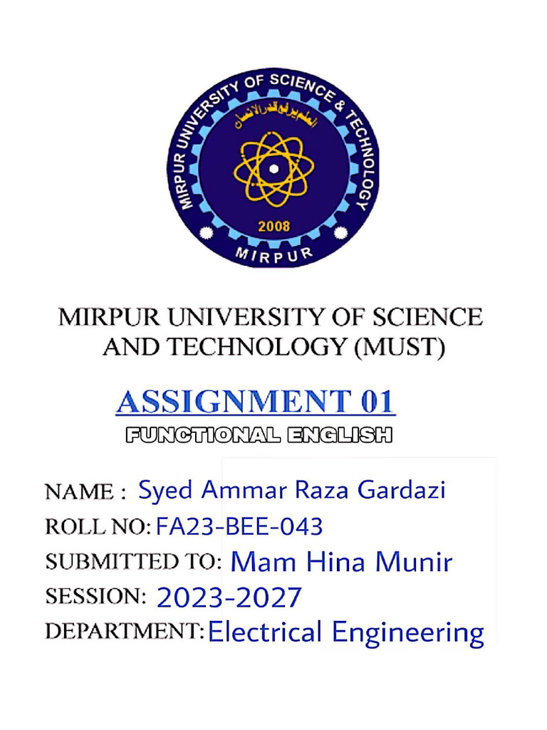 Assignment 01 | PDF Assignment 01 | PDF