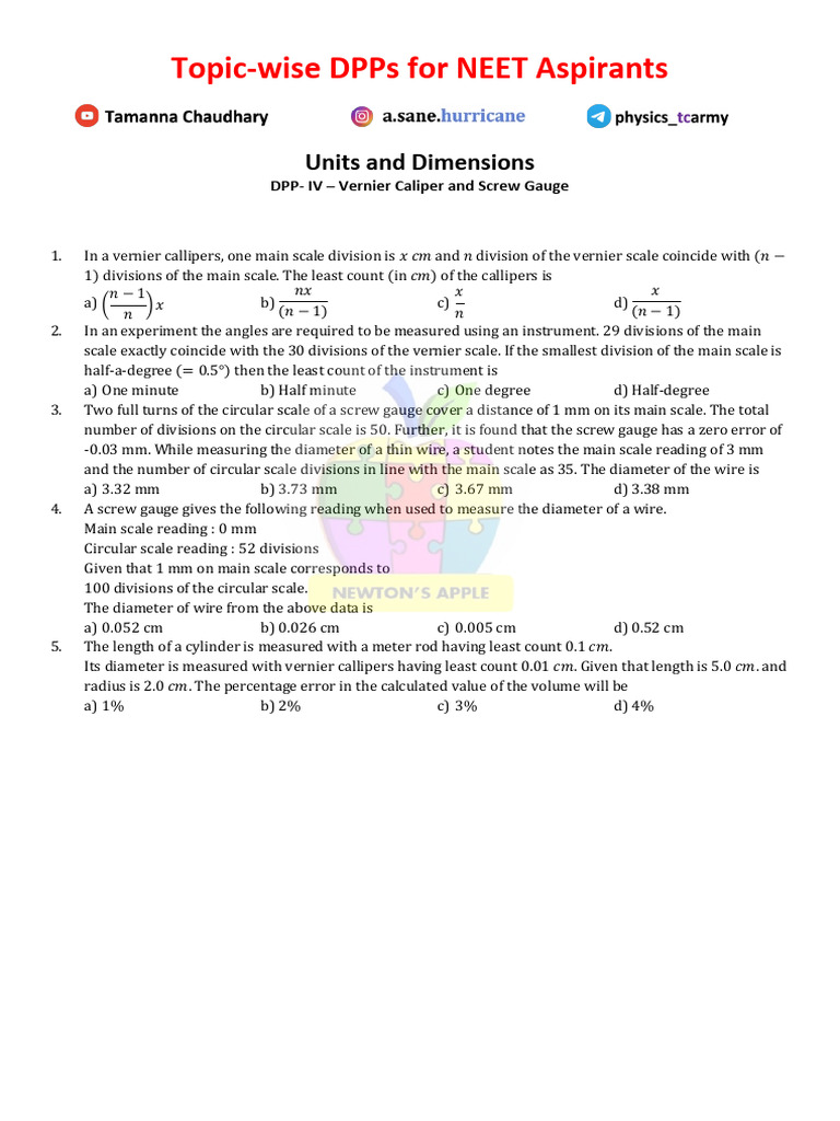 Top Q - Units & Dimensions - IV | PDF | Metrology