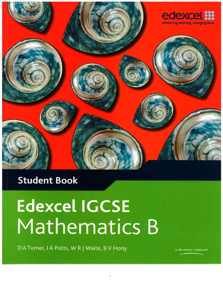 Edexcel IGCSE MathematicsB StudentBook | PDF