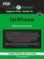 Isixhosa Ulwimi Lwasekhaya (Fxh362s Amahlelo) | PDF
