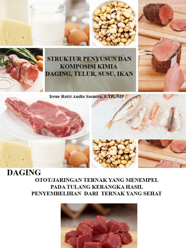 Komposisi dan Struktur Daging Sapi | PDF