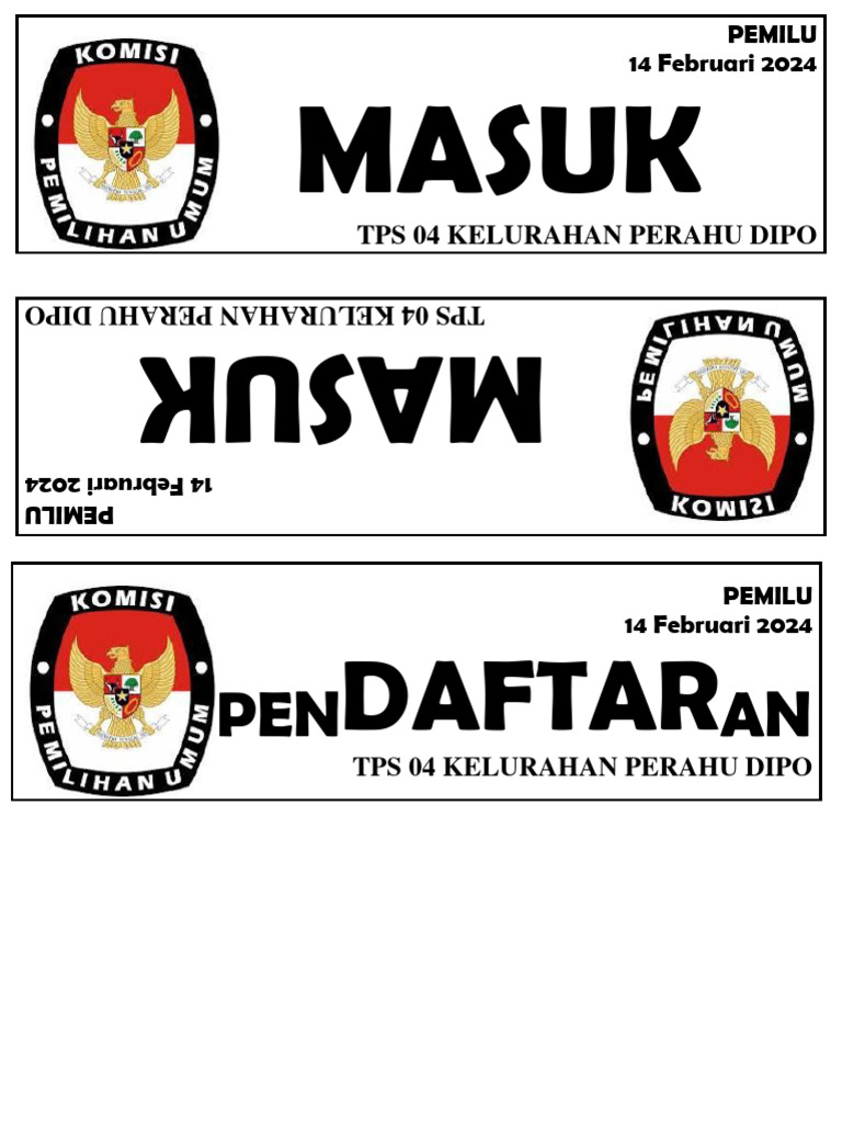 Papan KPPS 2 TPS 04 Perahu Dipo | PDF