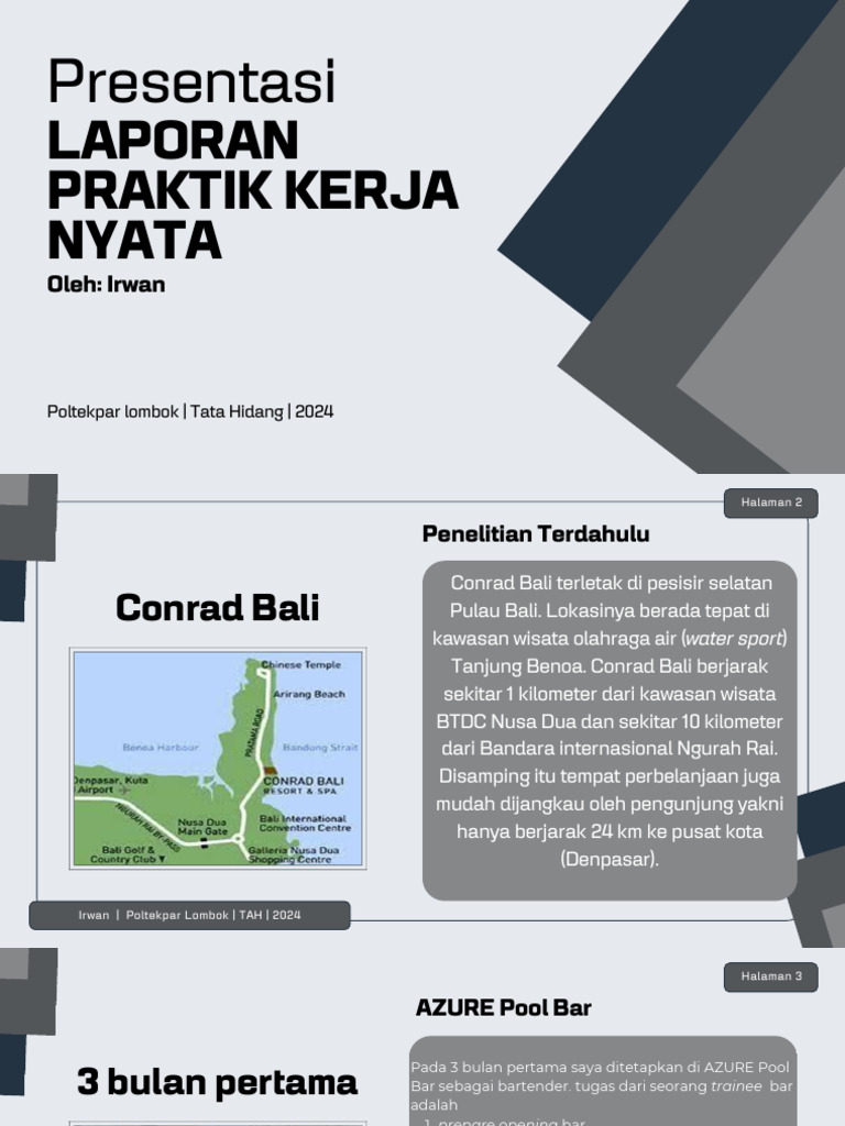 Laporan Praktik Kerja Nyata Irwan | PDF