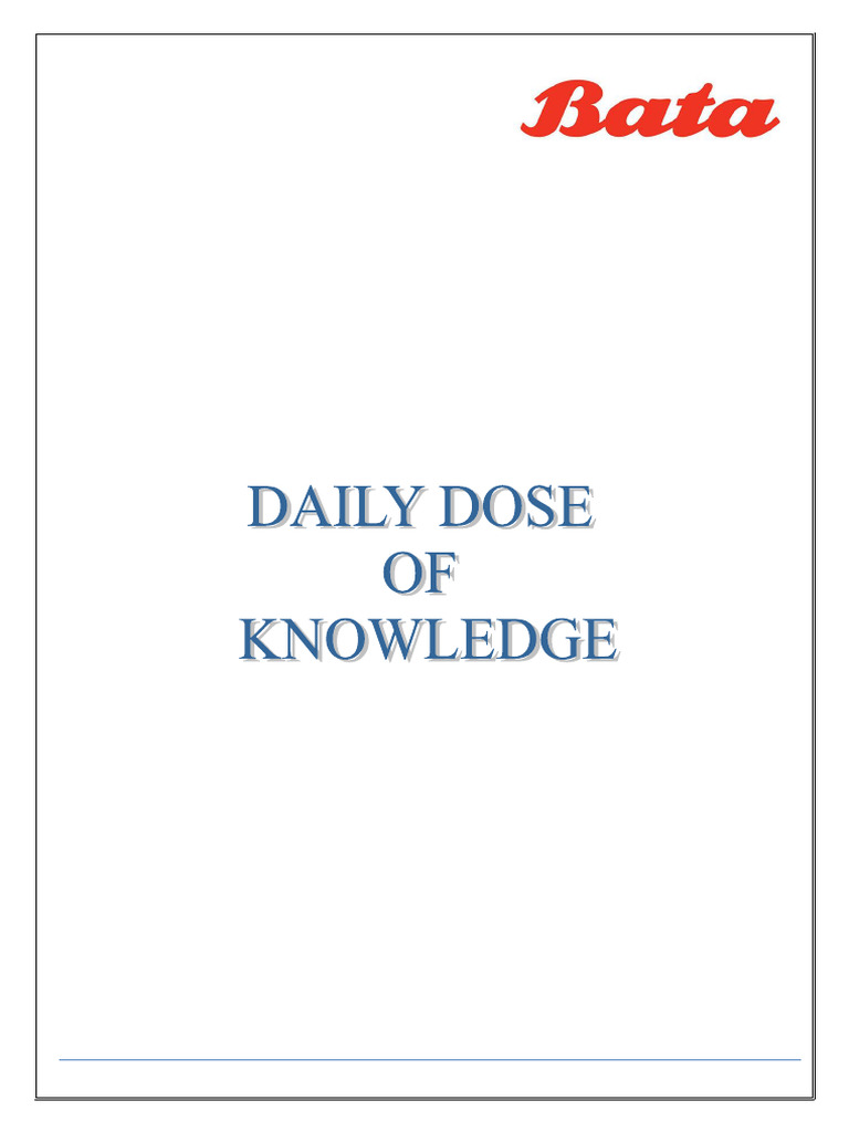 Daily Dose of Knowledge | PDF | Shoe | Boot