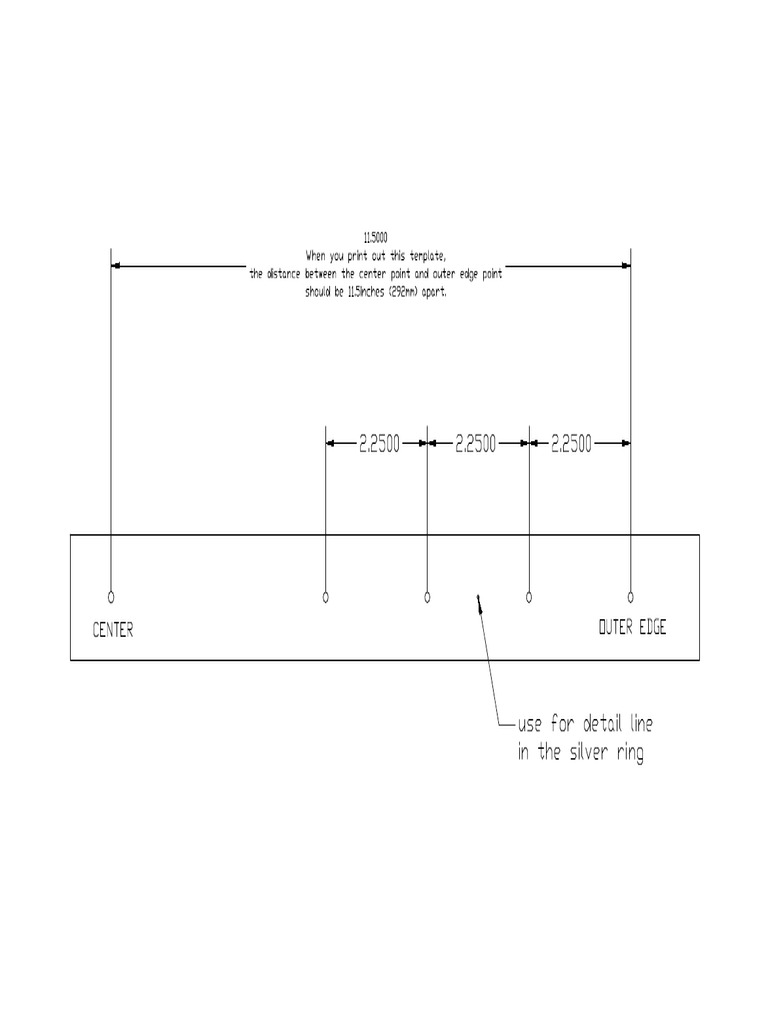 Captain America Shield Template For Drawing Rings | PDF