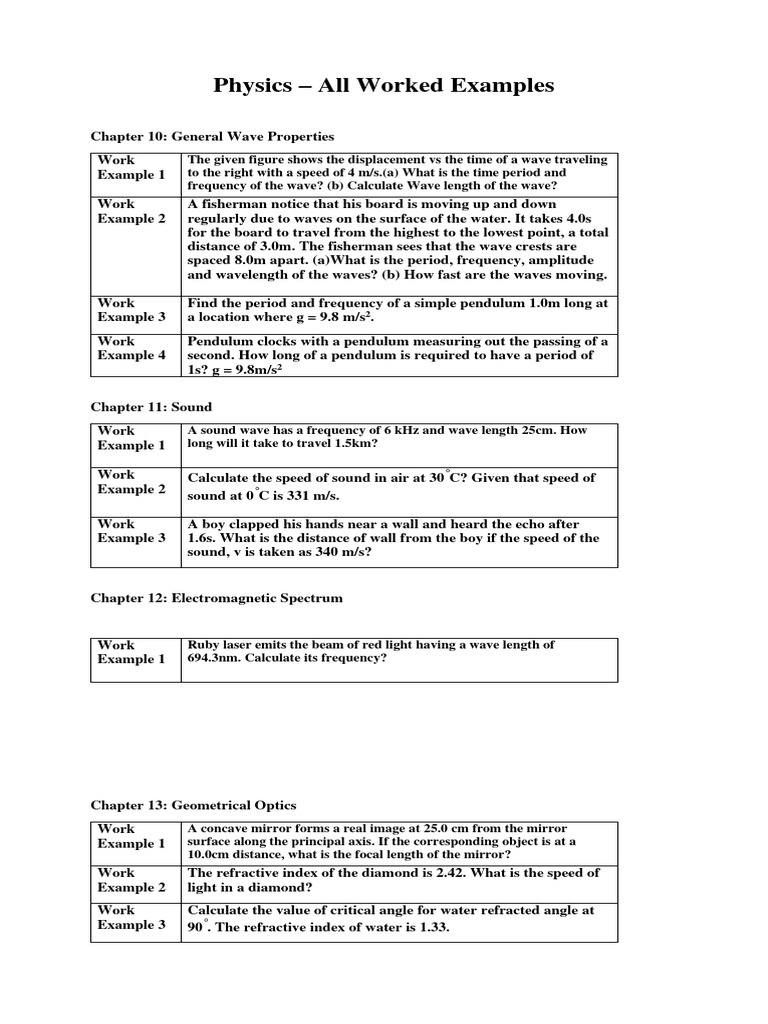 Physics | PDF | Waves | Wavelength